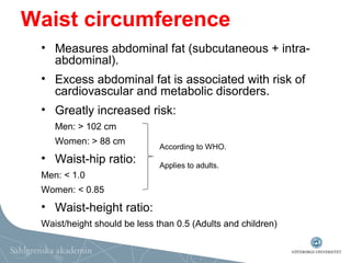 Anthropometric assessment of body composition | PPT
