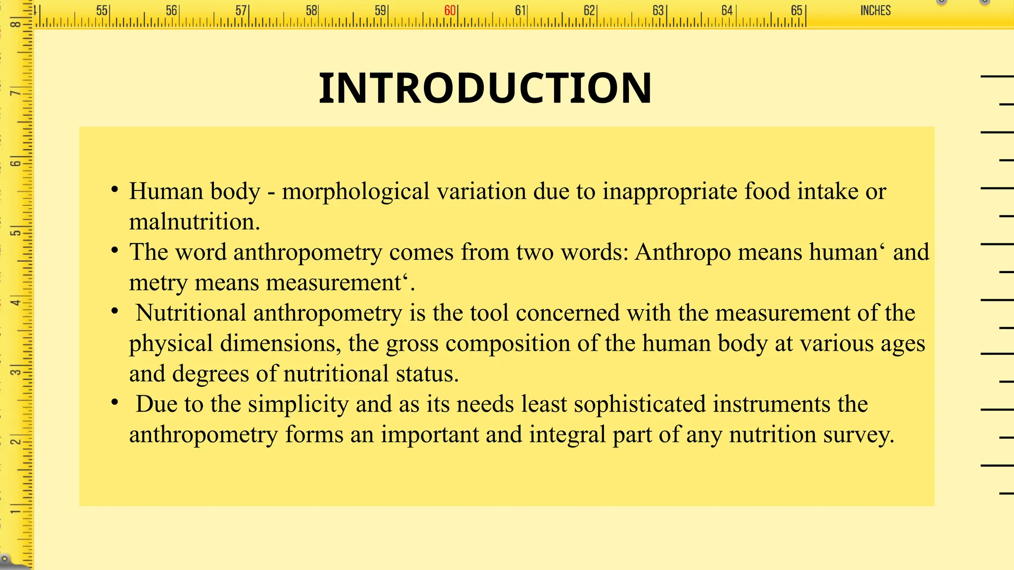 ANTHROPOMETRIC INDICATORS AND ASSESSMENT OF THE NUTRITIONAL STATUS.pptx ...