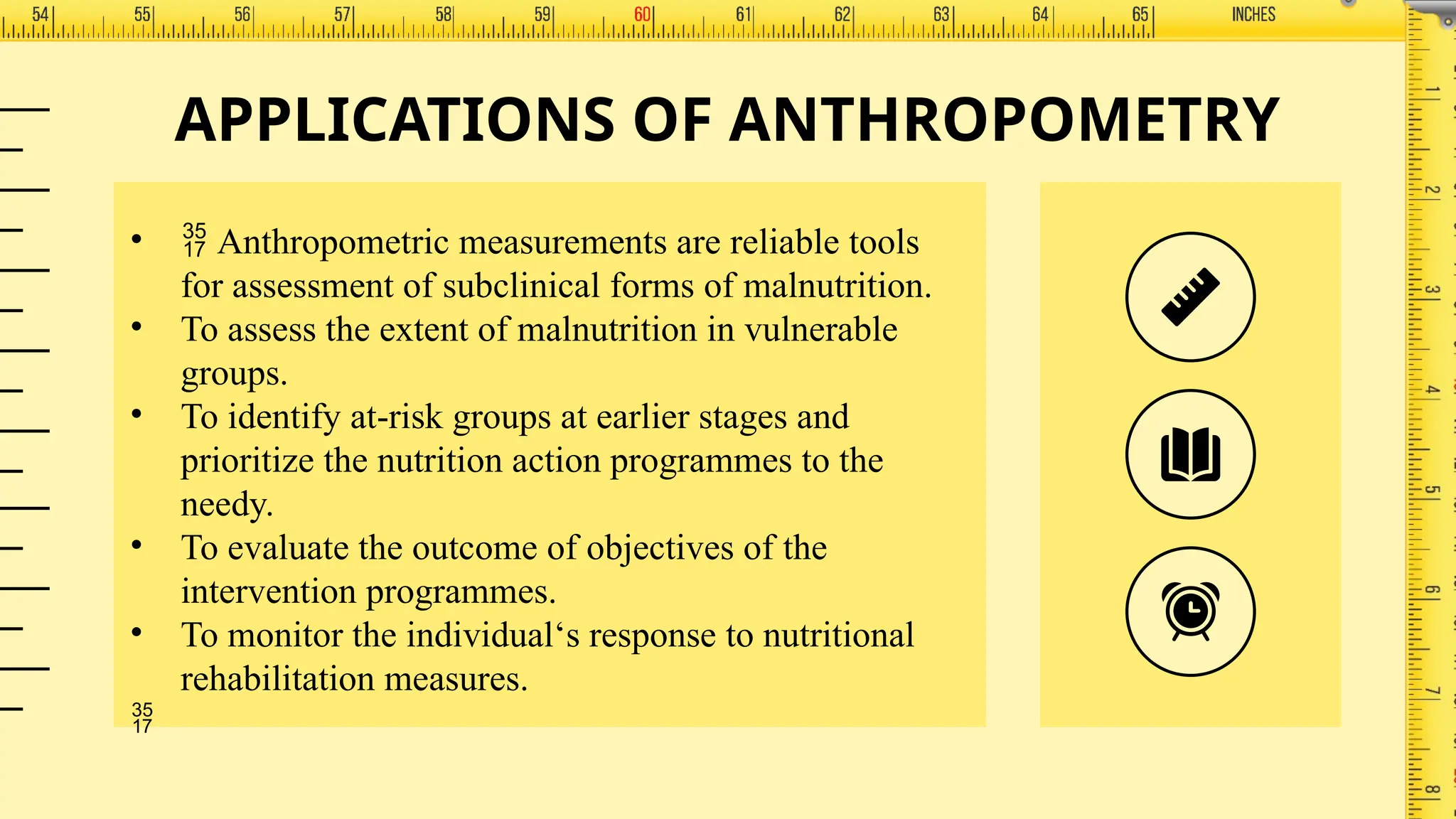 ANTHROPOMETRIC INDICATORS AND ASSESSMENT OF THE NUTRITIONAL STATUS.pptx ...
