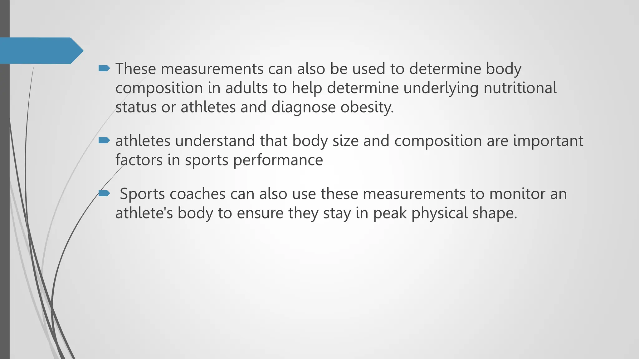 Anthropocentric Measurement in sport medicine | PPTX