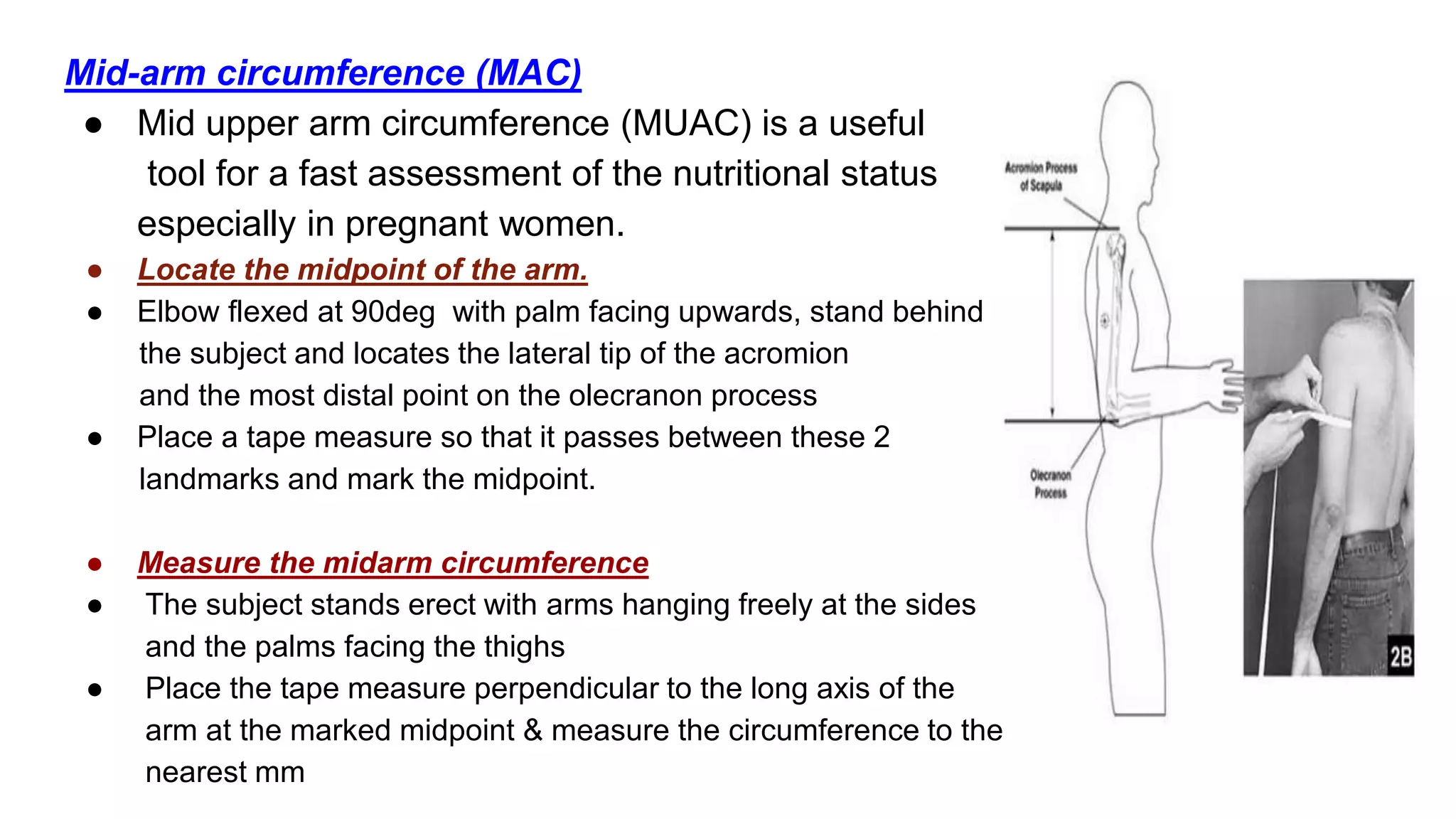Anthropometric measurements adult and paediatrics | PPTX