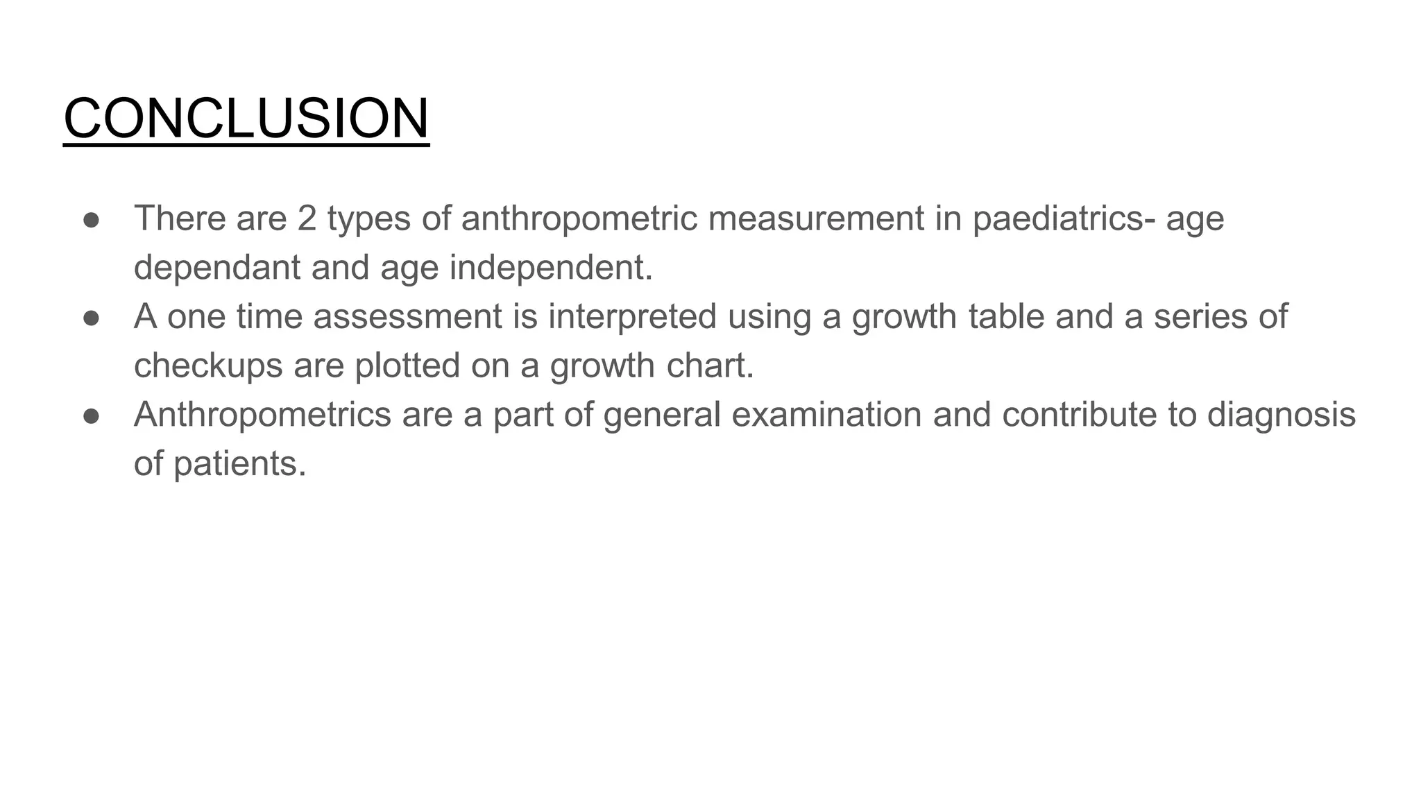 Anthropometric measurements adult and paediatrics | PPTX