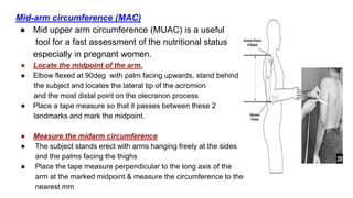 Anthropometric measurements adult and paediatrics | PPTX