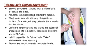Anthropometric measurements adult and paediatrics | PPTX