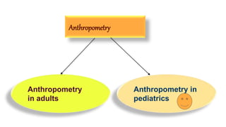 Anthropometric measurements adult and paediatrics | PPTX