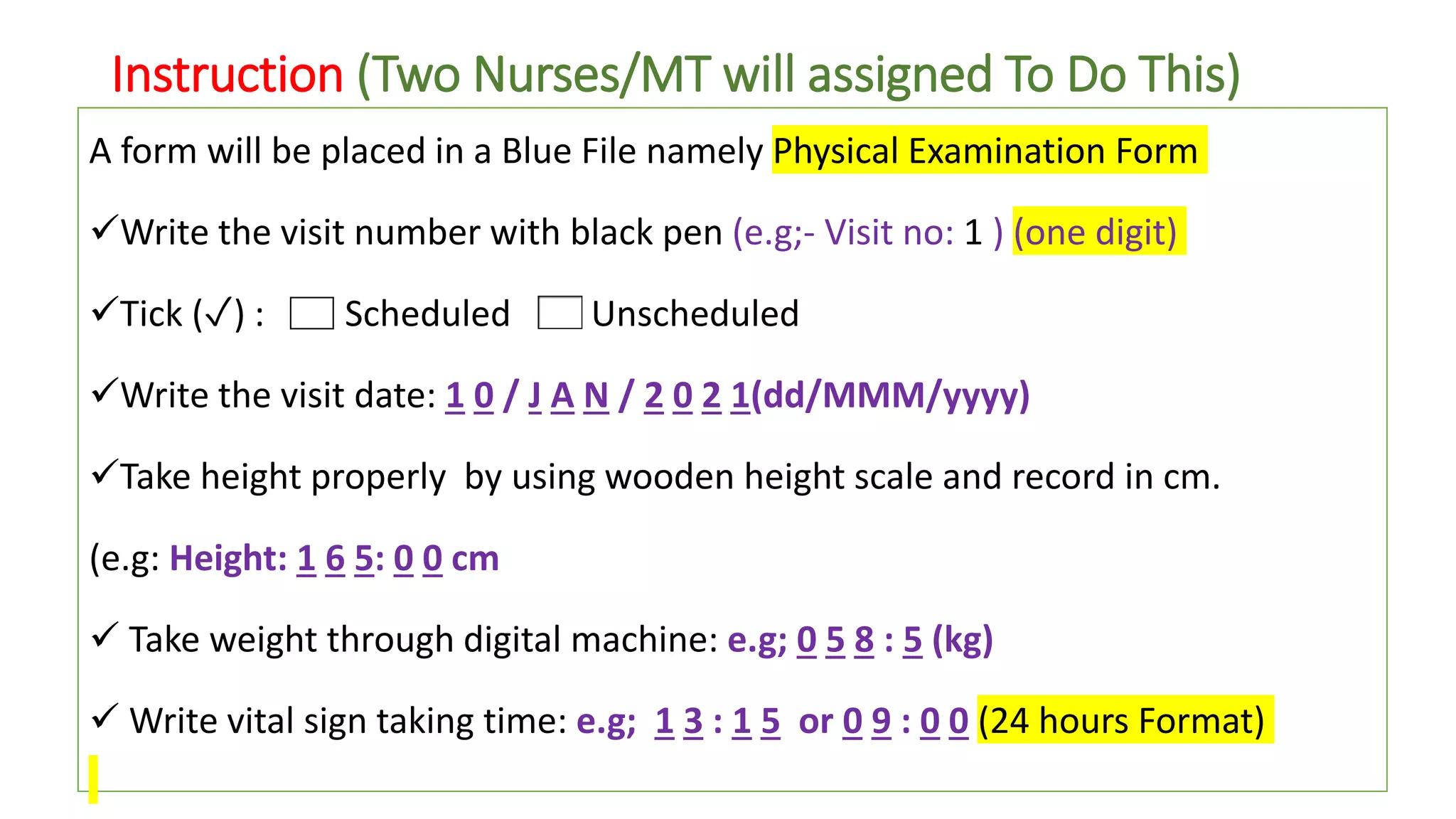 Anthropometric measurement & vital sign | PPTX