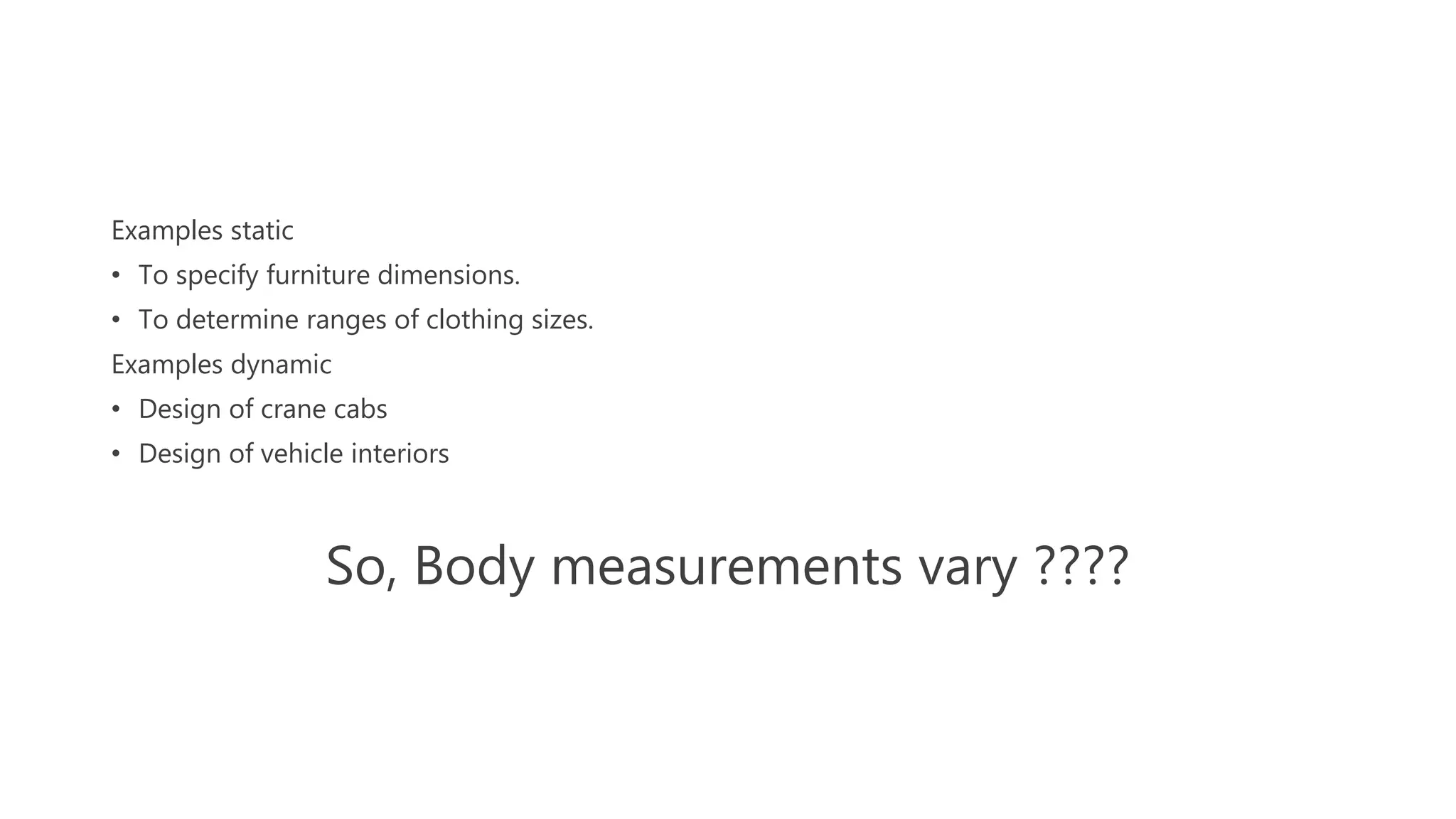 Anthropometry | PPTX