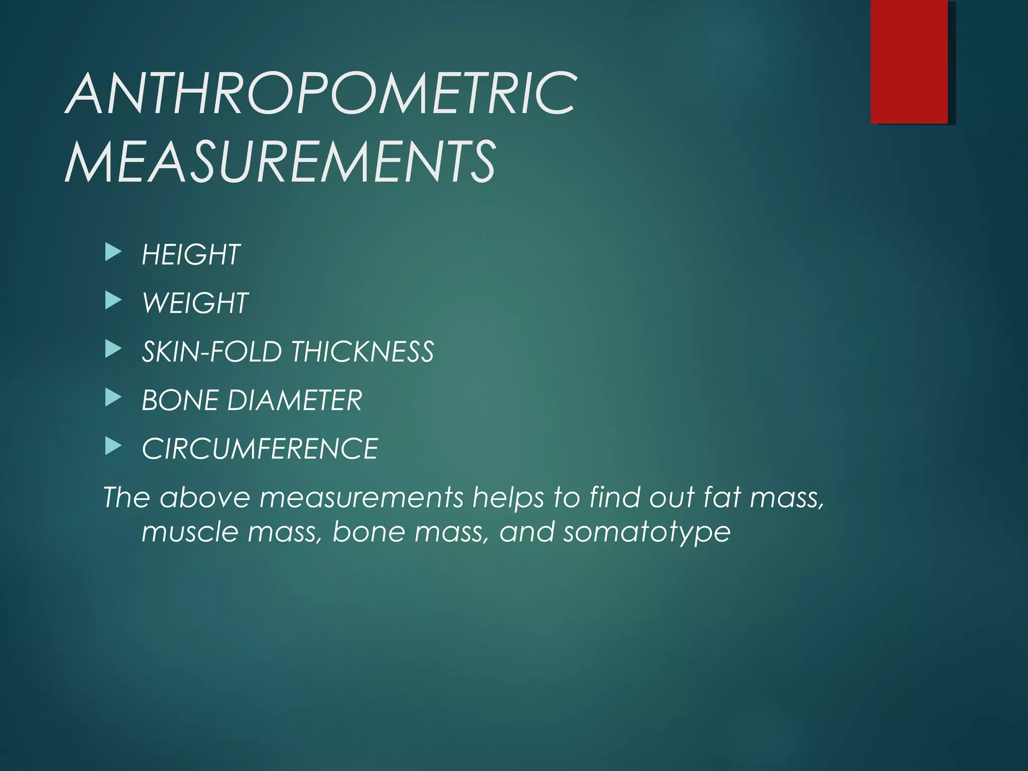 Anthropometry | PPT