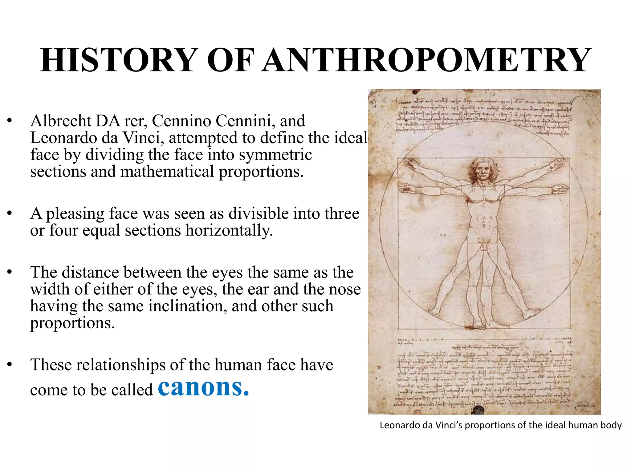Anthropometry and cephalometric facial analysis | PPTX