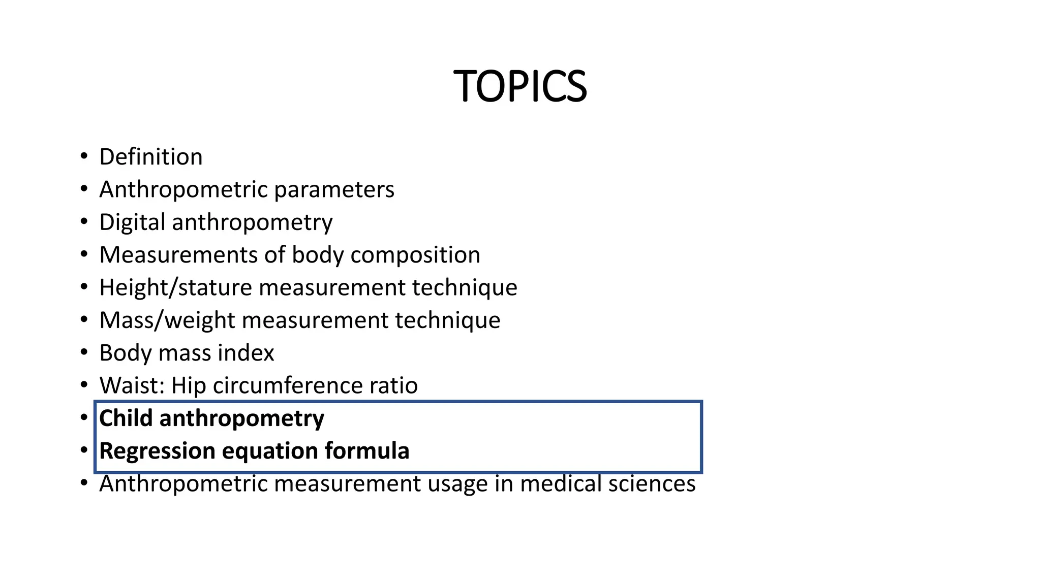 Human Anthropometry class 3 notes Dr Somashekar C.pptx | Science