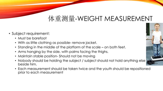 Anthropometry presentation on height and weight measurement | PPTX