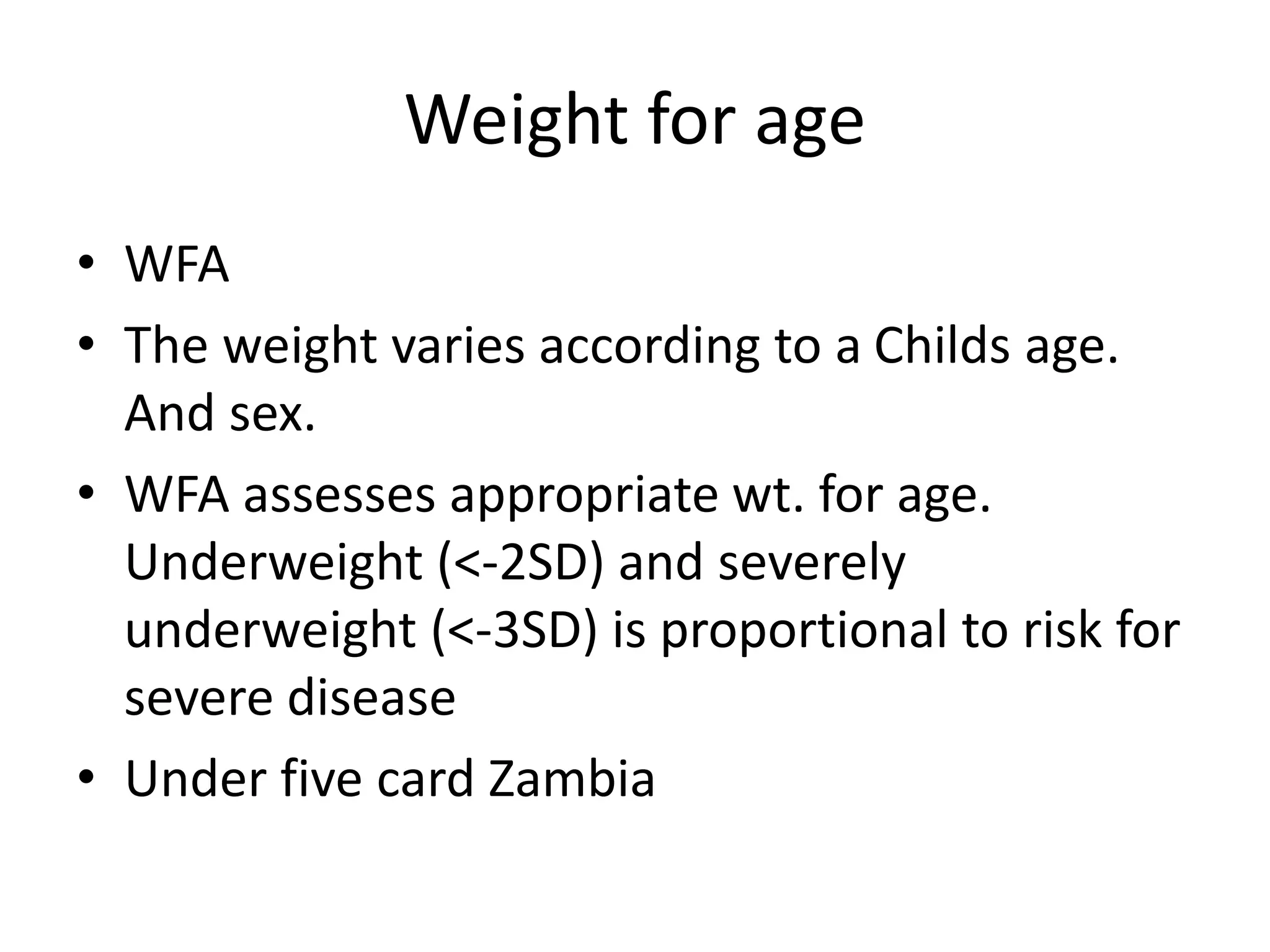 ANTHROPOMETRY MEASUREMENTS, UNDER 5 CARD.pptx | Medical Health