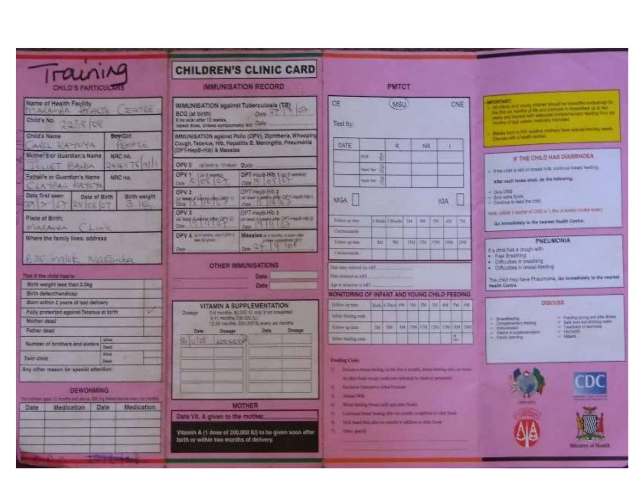ANTHROPOMETRY MEASUREMENTS, UNDER 5 CARD.pptx