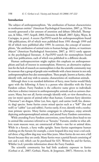 Anthropomorphism to zoomorphism | PDF