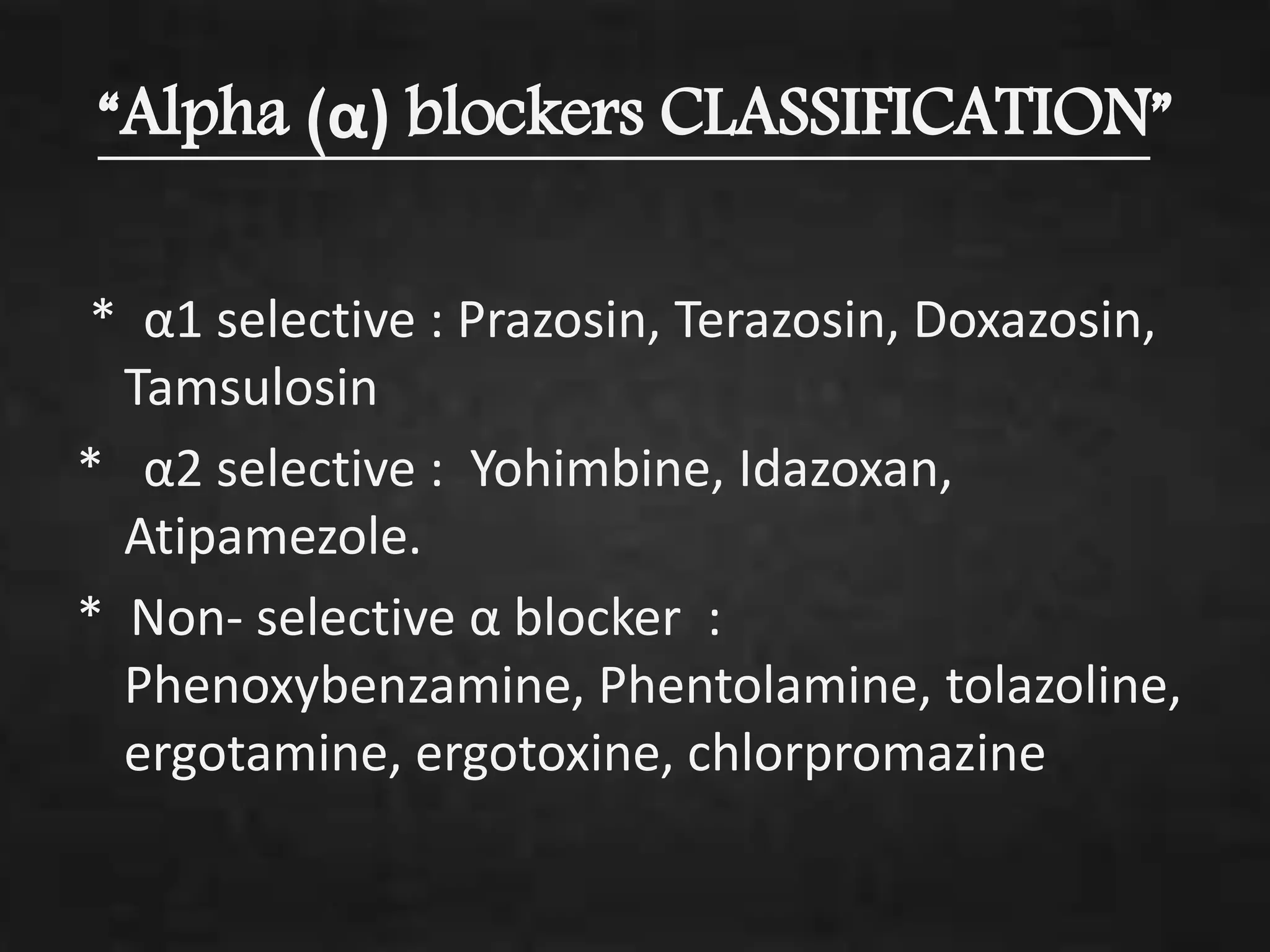 ANTI - ADRENERGIC drugs. | PPTX
