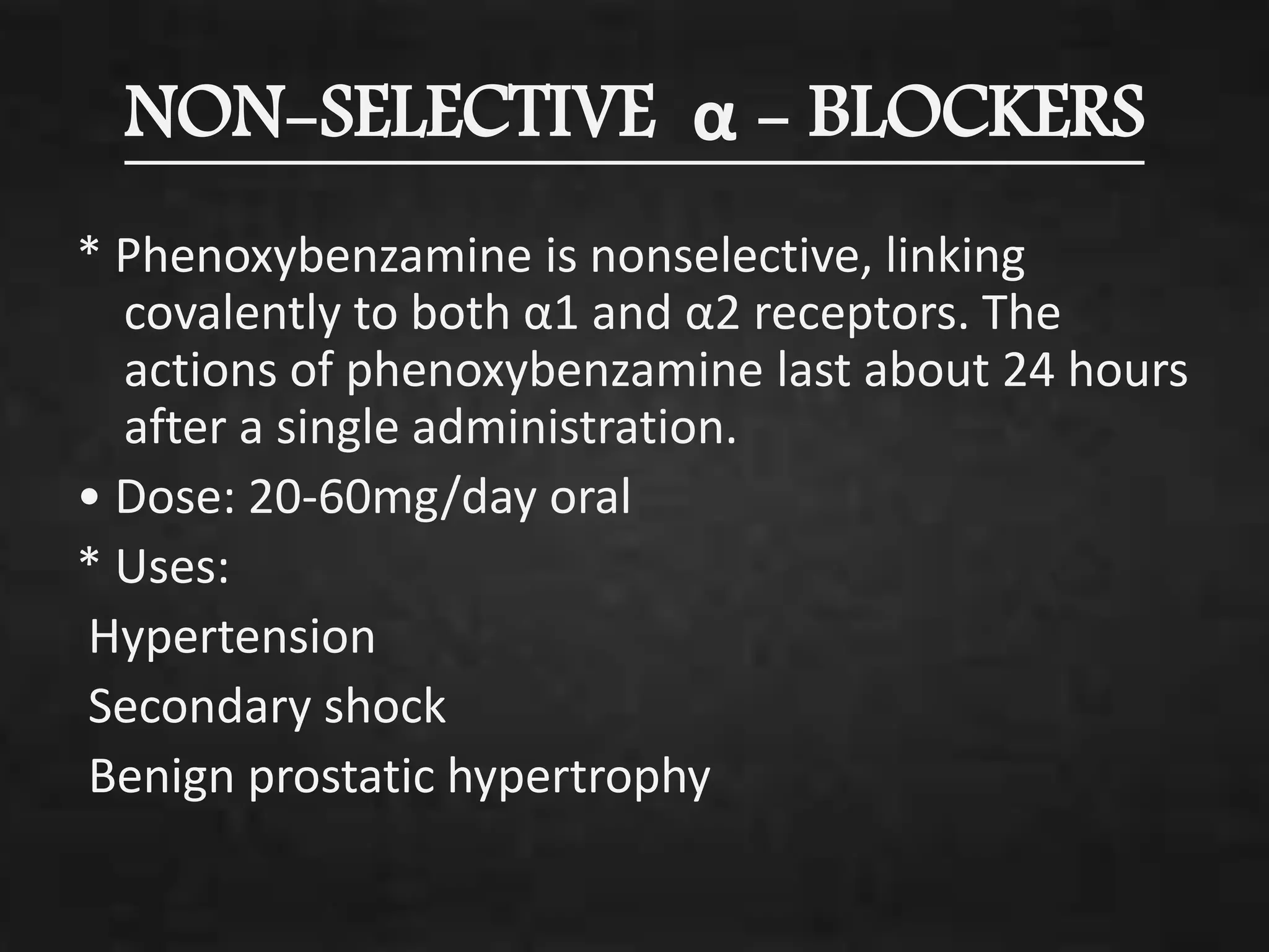 ANTI - ADRENERGIC drugs. | PPTX