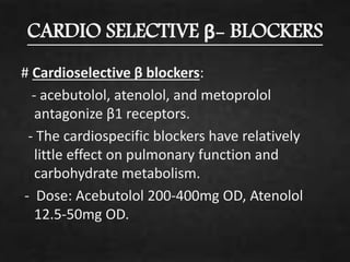 ANTI - ADRENERGIC drugs. | PPTX