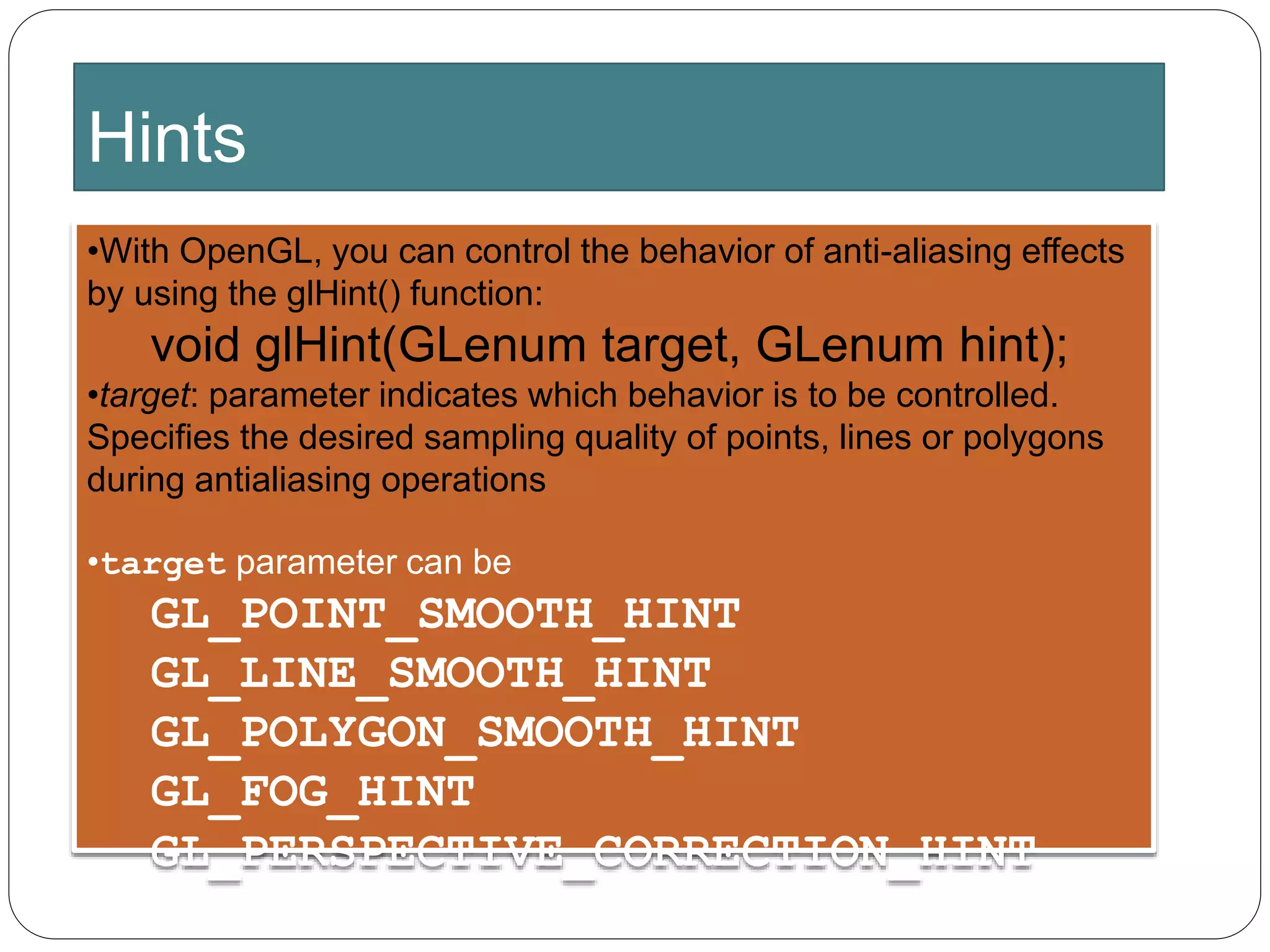 Anti aliasing | PPTX