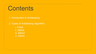 Anti-aliasing: A quick presentation | PPT
