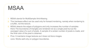 Anti-aliasing: A quick presentation | PPT
