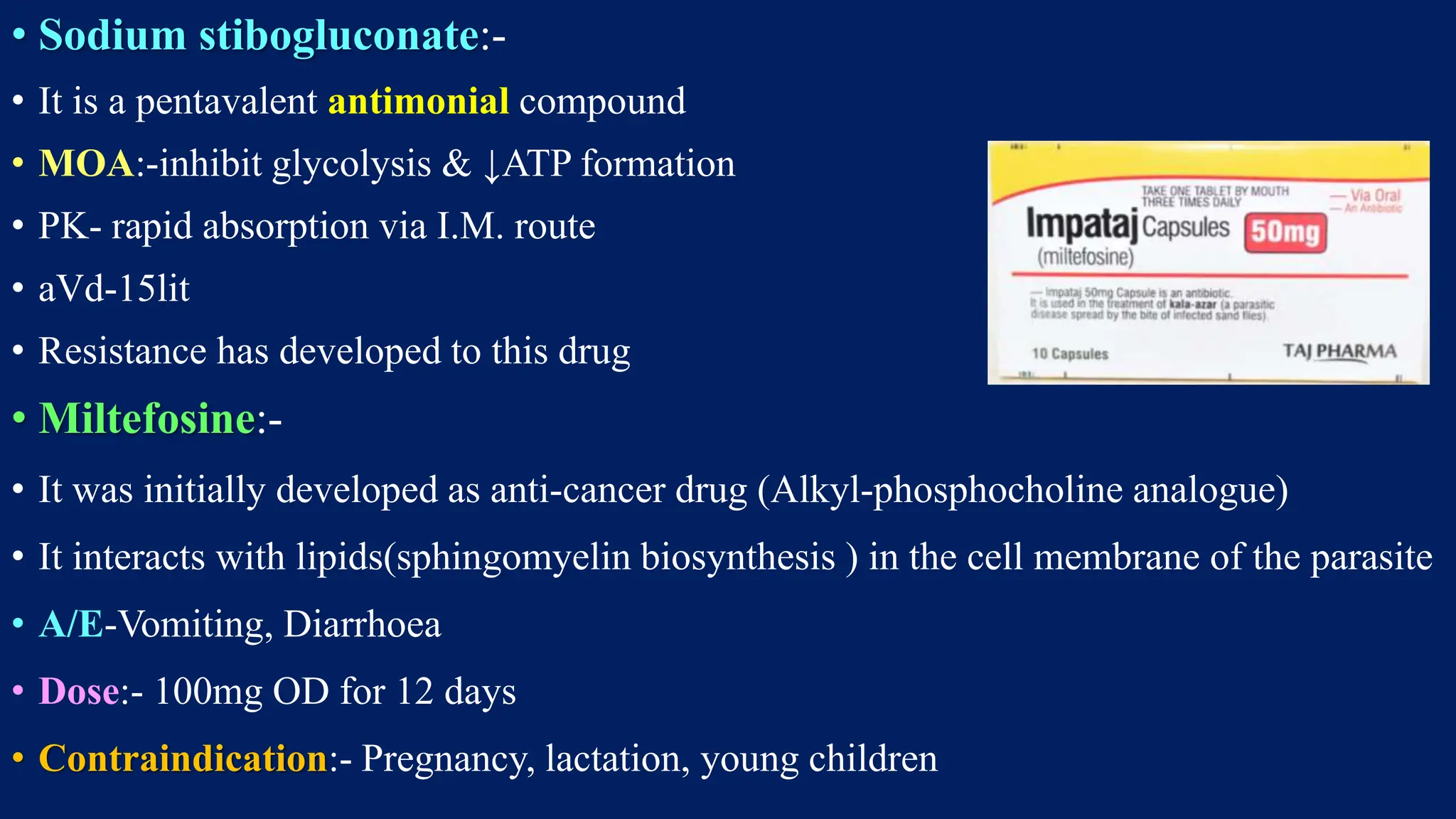 Anti-amoebic & other antiprotozoal Drugs | PPTX