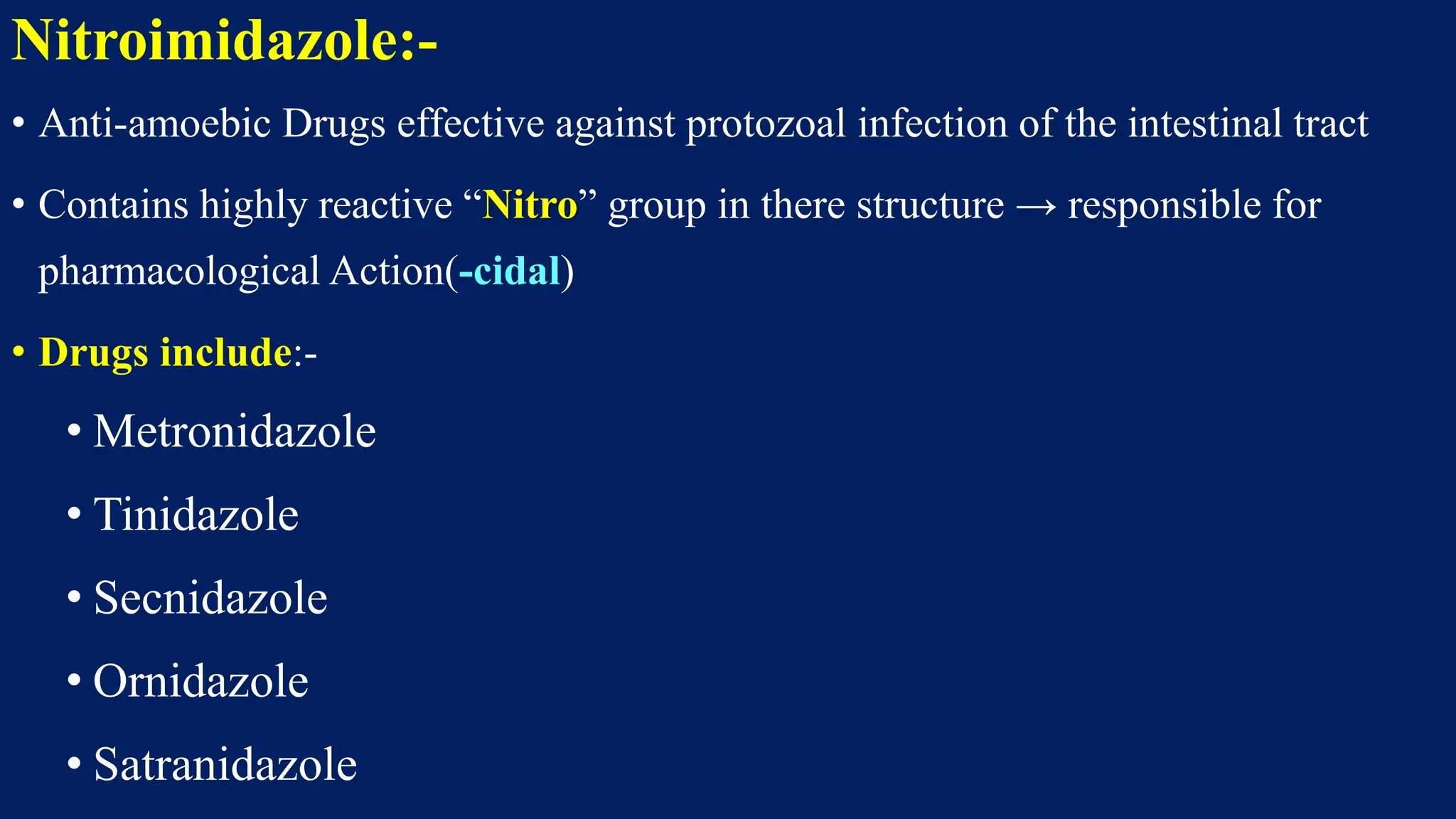 Anti-amoebic & other antiprotozoal Drugs | PPTX
