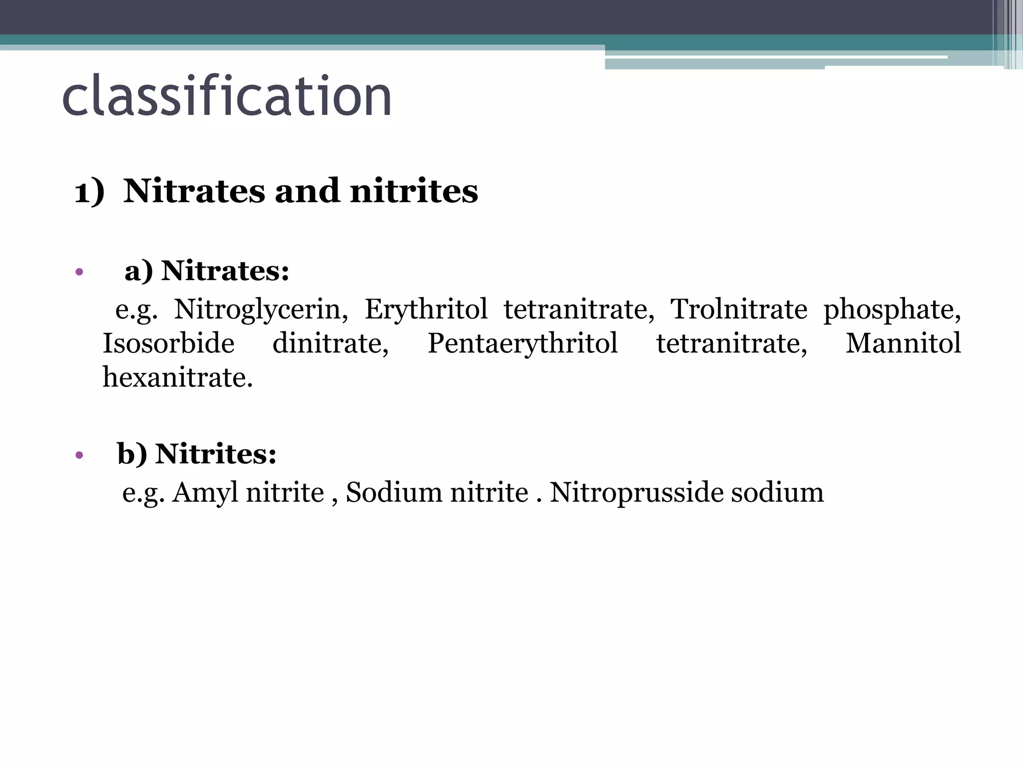 Anti angina drugs | PPTX