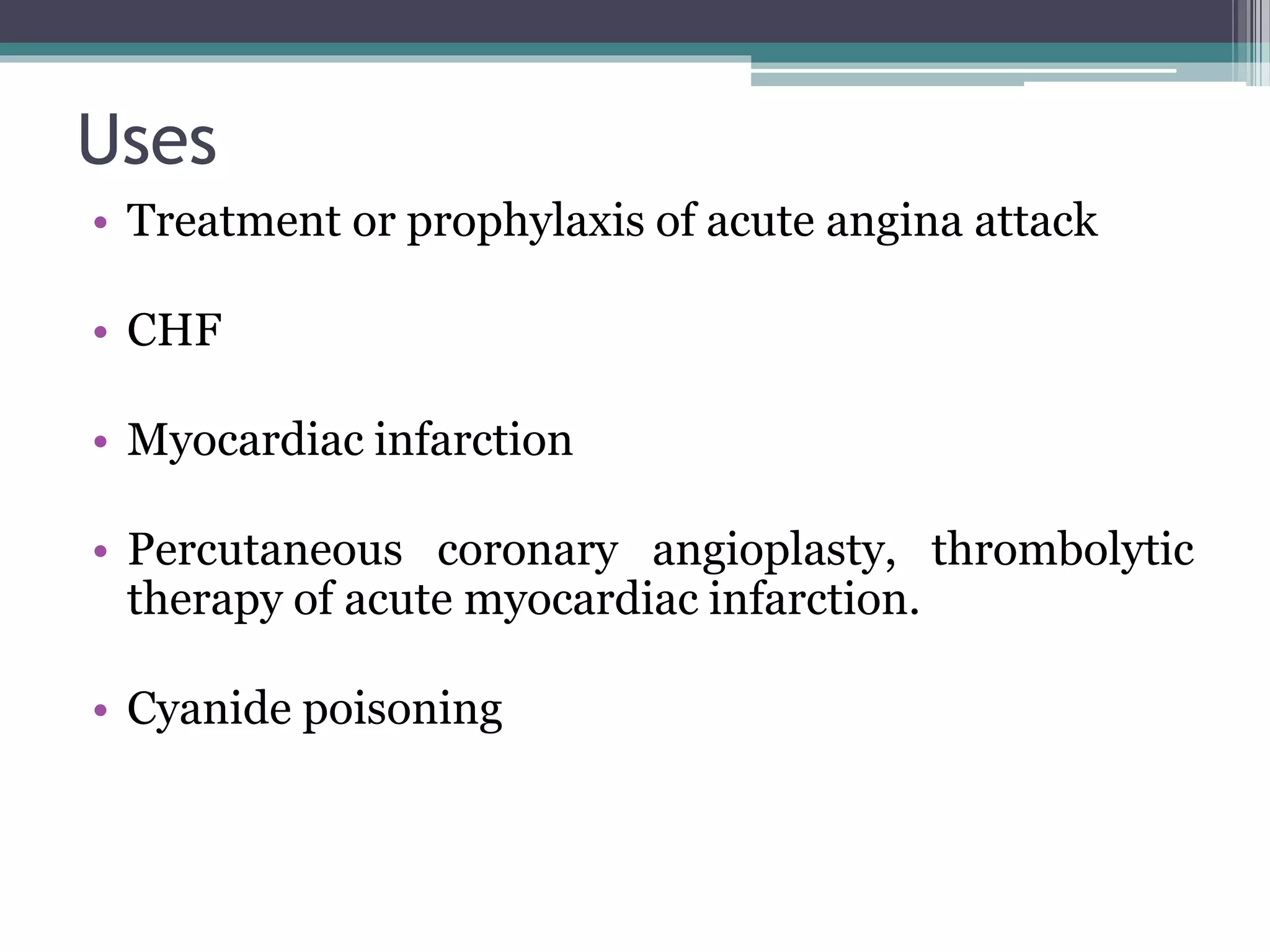 Anti angina drugs | PPTX