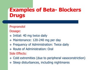 Pharmacology for nurses Anti- Angina Drugs.pptx