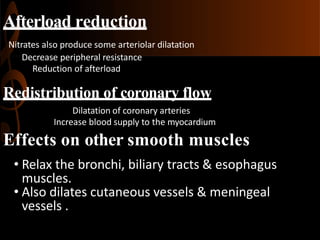 Drugs used in ischemia (anti-anginal drug.pptx | Heart and ...