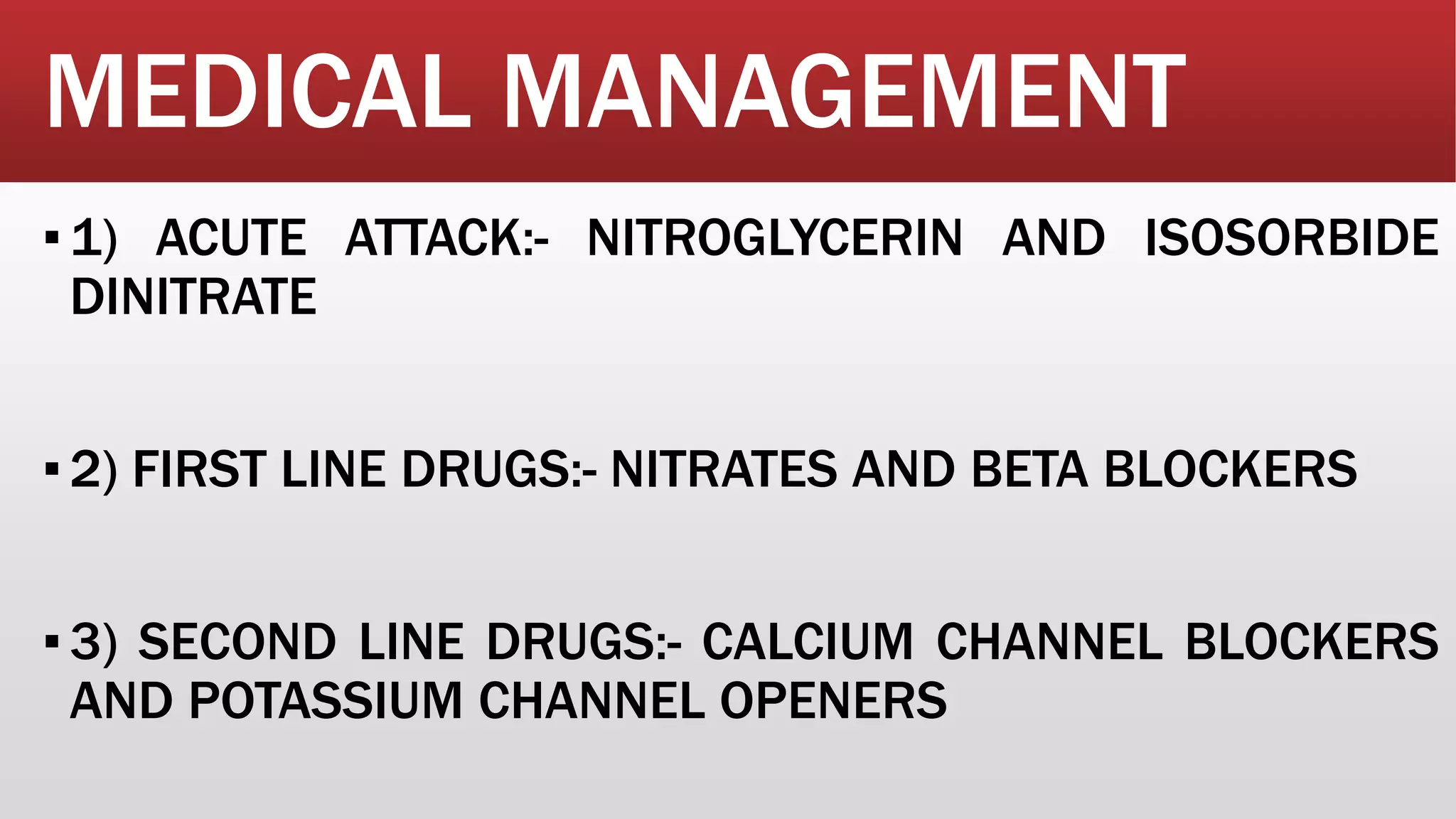 Anti anginal drugs, uses, mechanism of action, adverse effects | PPTX