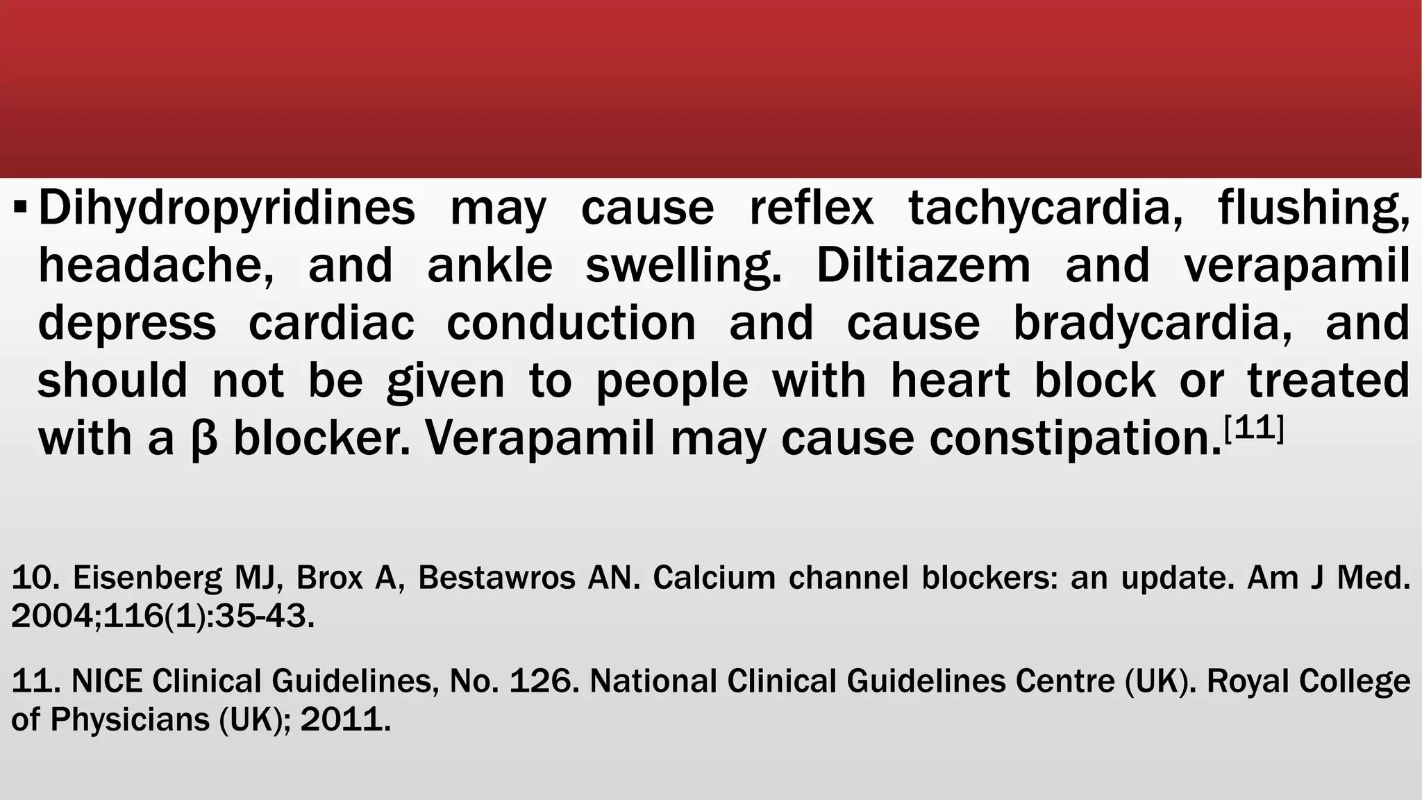 Anti anginal drugs, uses, mechanism of action, adverse effects | PPTX