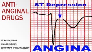 Anti anginal drugs, uses, mechanism of action, adverse effects | PPTX