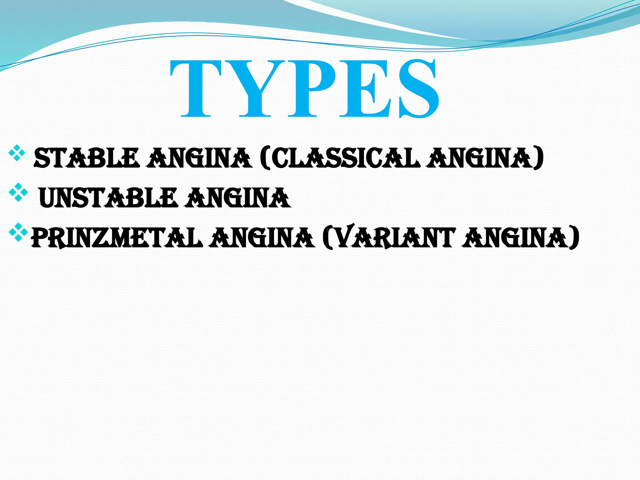 Anti-anginal drugs, pathophysiology, their mechanism of action and ...