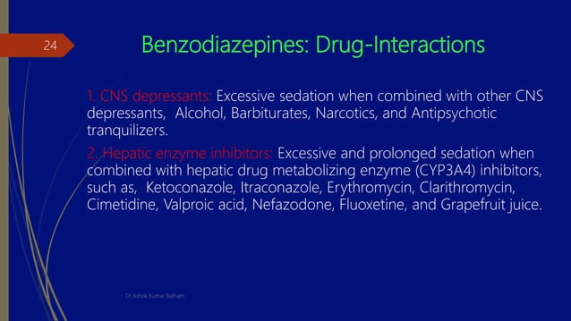 Anti-anxiety Drugs:Benzodiazepine Receptor Agonists. Dr. Ashok Kumar ...
