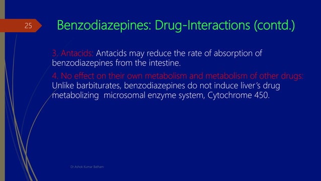 Anti-anxiety Drugs:Benzodiazepine Receptor Agonists. Dr. Ashok Kumar ...