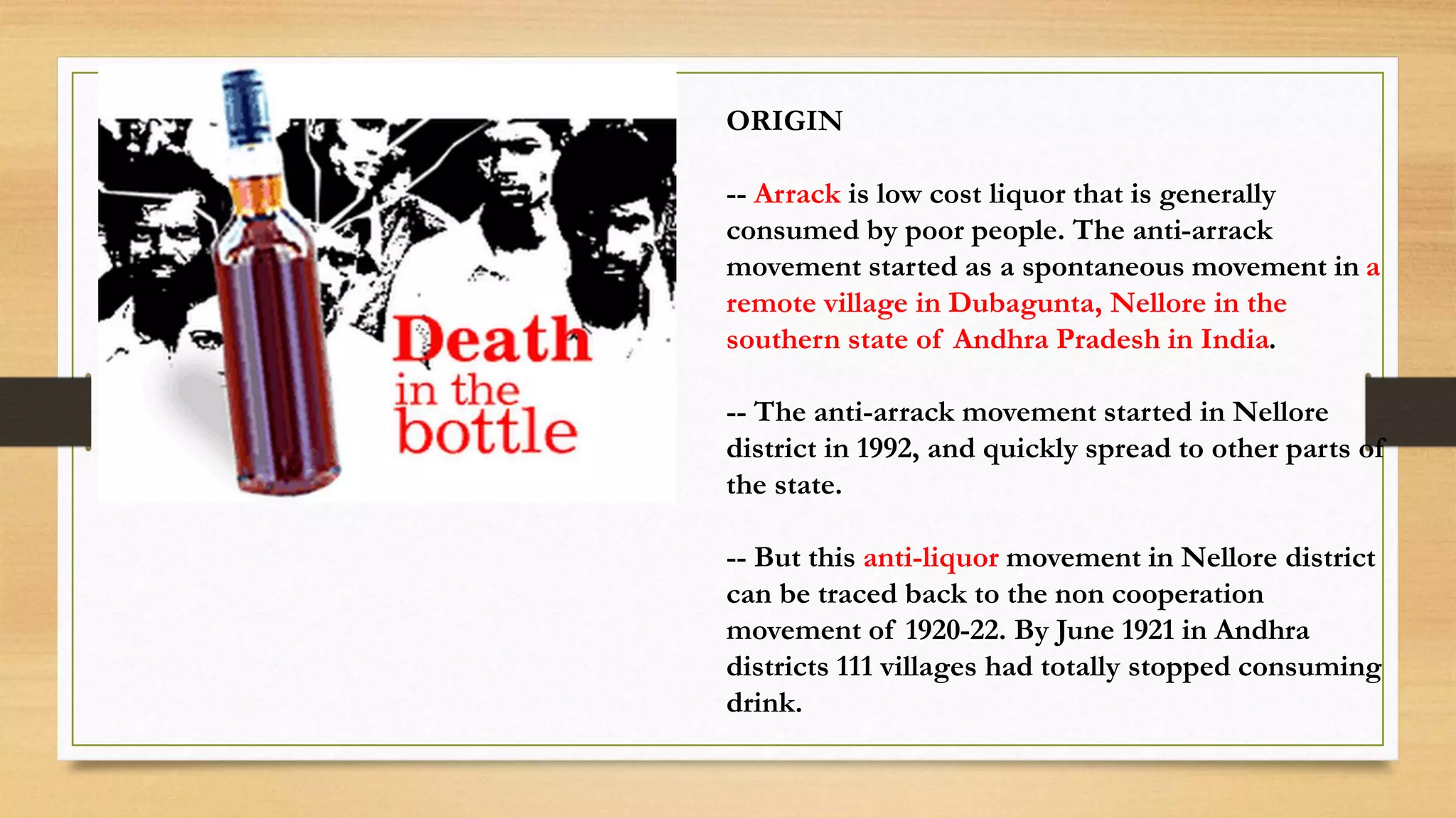 Anti arrack movement | PPTX