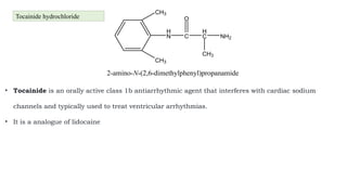 Anti-arrhythmic Drugs medicinal chemistey | PPTX