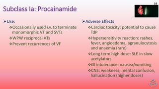 Anti arrhythmic drugs 2020 | PPT