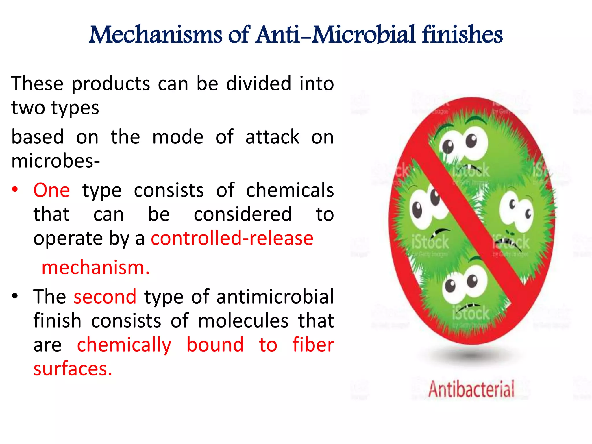 Anti bacterial finish | PPTX
