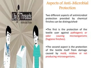 Anti bacterial finish | PPTX