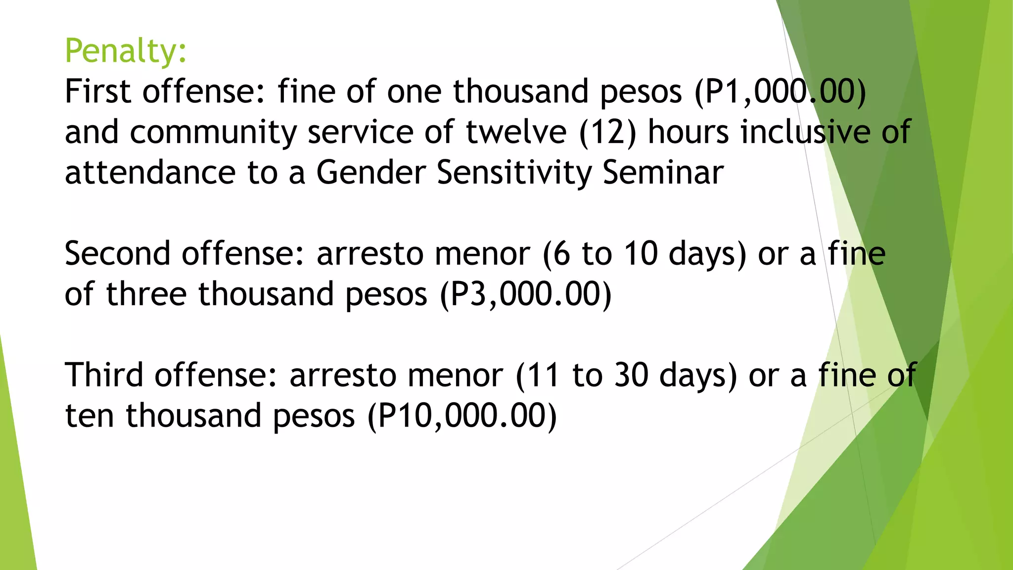 Anti b astos law ra 11313-quinto | PPTX