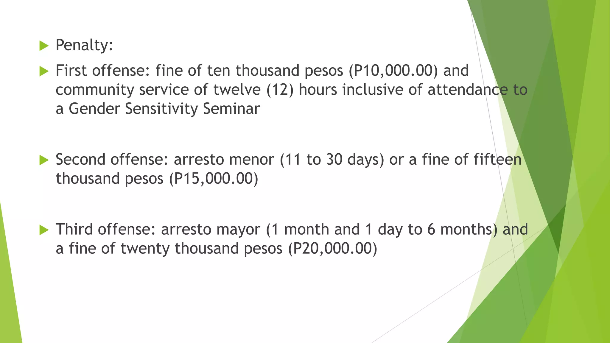 Anti b astos law ra 11313-quinto | PPTX