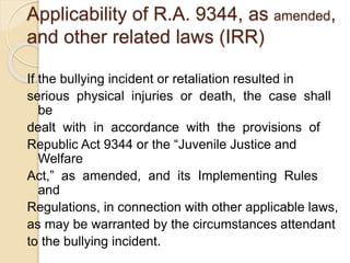 Anti bullying | PPTX