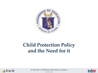 anti-bullying-CHILD PROTECTION PROGRAM DEPED | PPTX