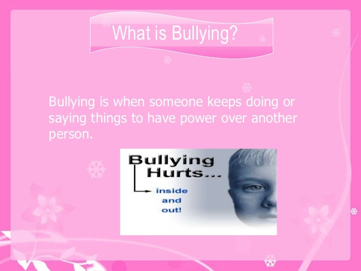 Anti bullying-ppt
