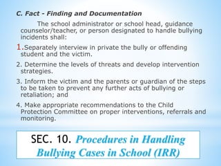 Anti bullying Act 2013 & DO no. 40 s. 2012 | PPTX