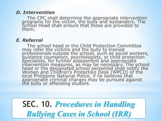 Anti bullying Act 2013 & DO no. 40 s. 2012 | PPTX