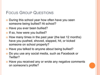 Anti-Bullying Campaign Proposal | PPTX