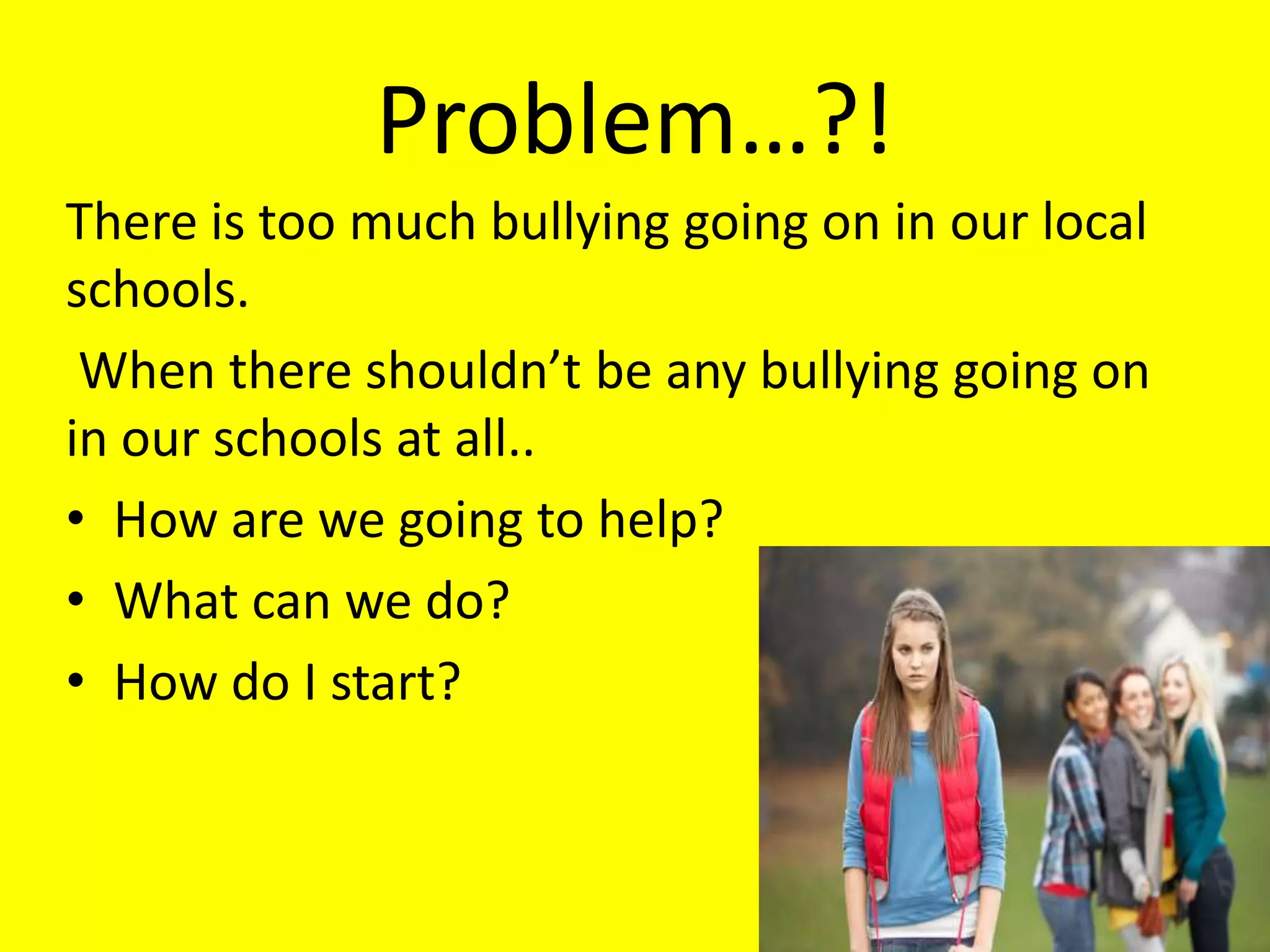 Anit-Bullying Action Plan | PPTX